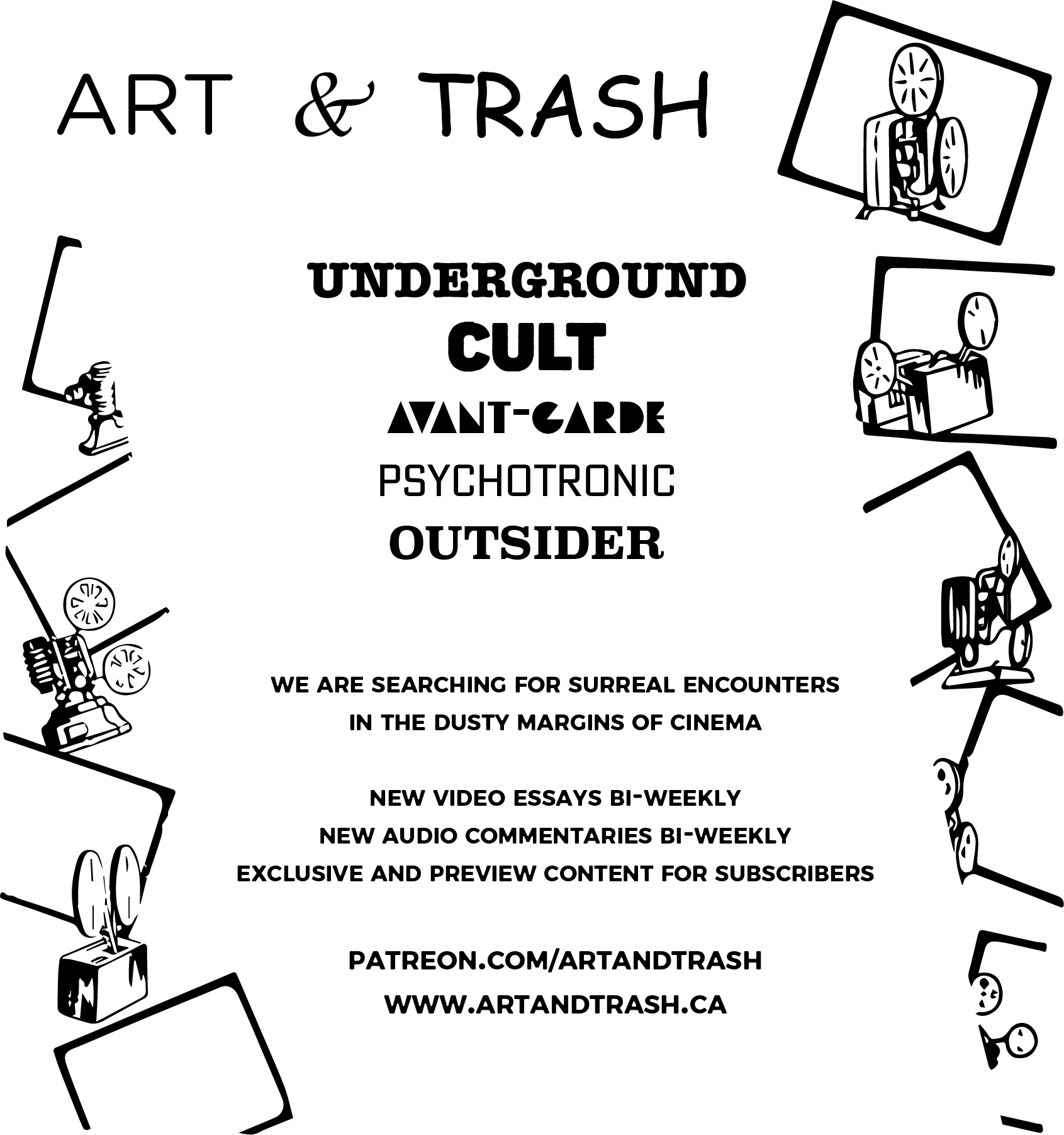 Art & Trash - "The Dynamic Arts" - by Stephen Broomer
