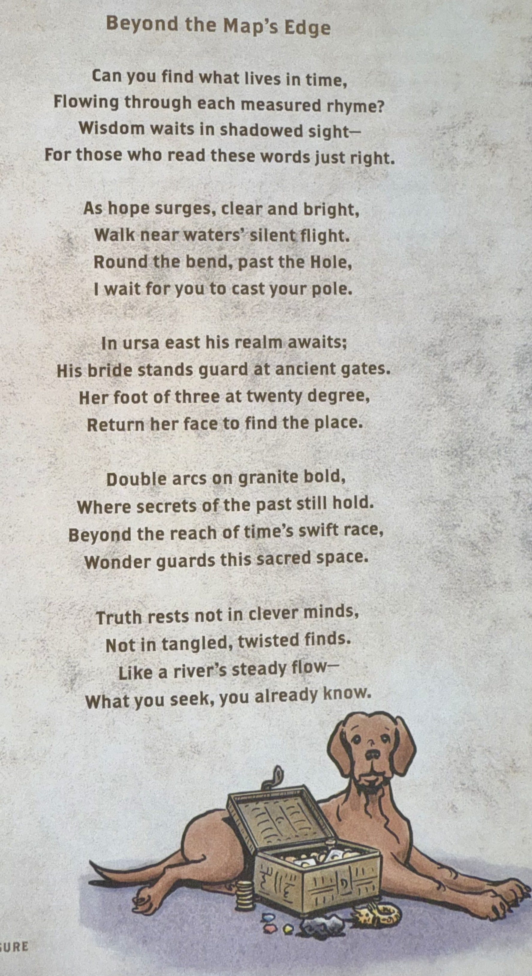 POEM! Beyond the Map's Edge Treasure Hunt - by Jenny Kile