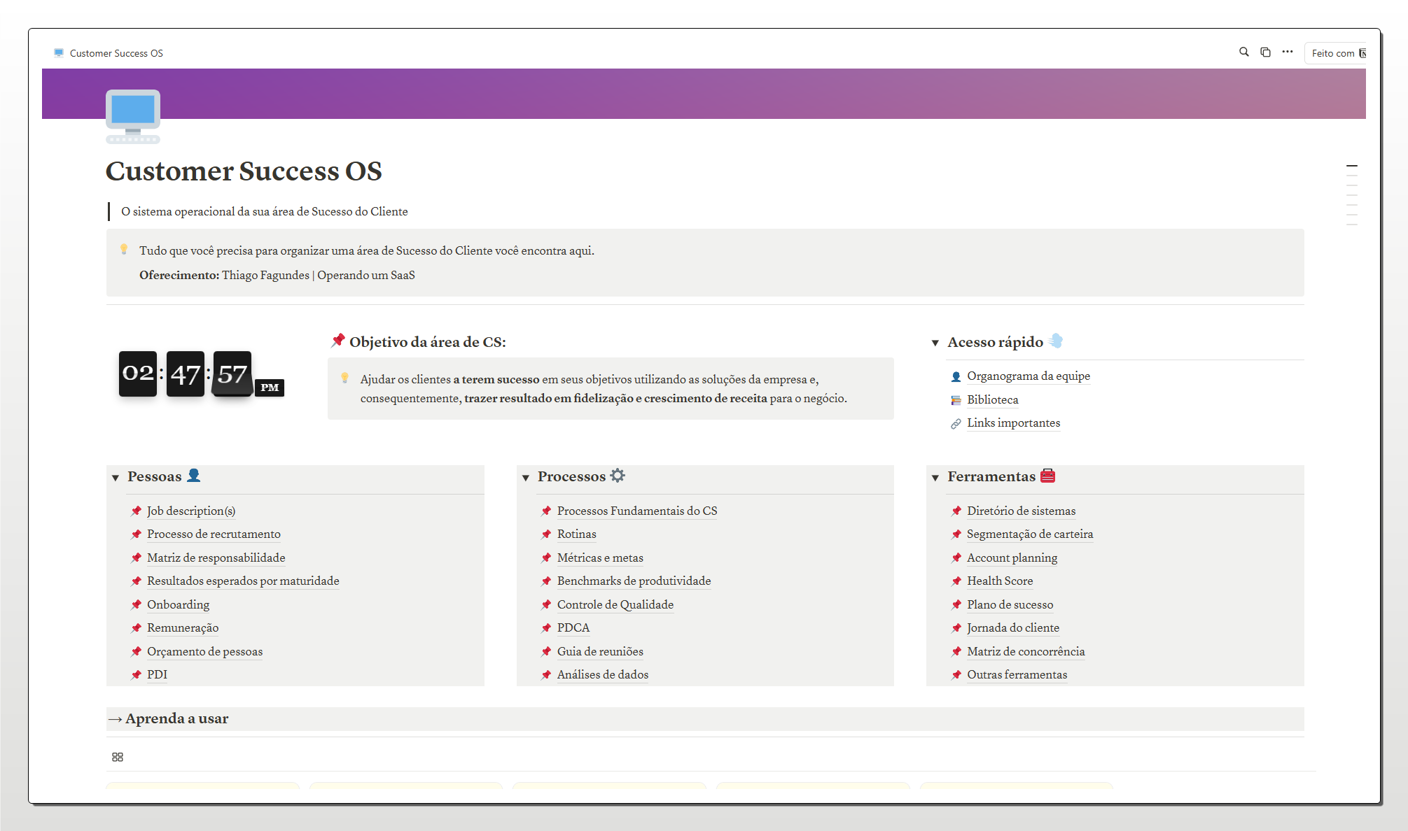 9 processos que seu time de CS deveria ter