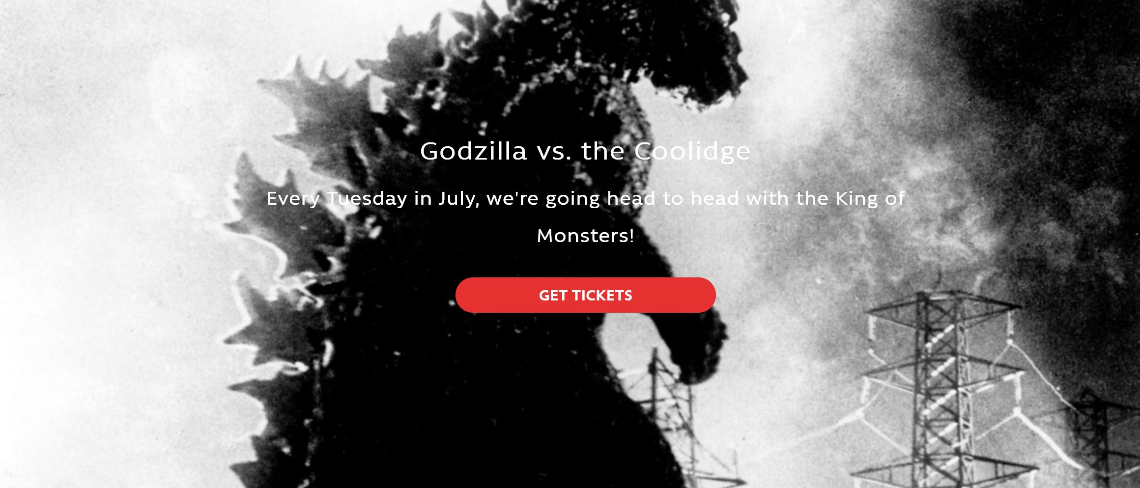 'Godzilla vs. The Coolidge' Throughout July in Boston