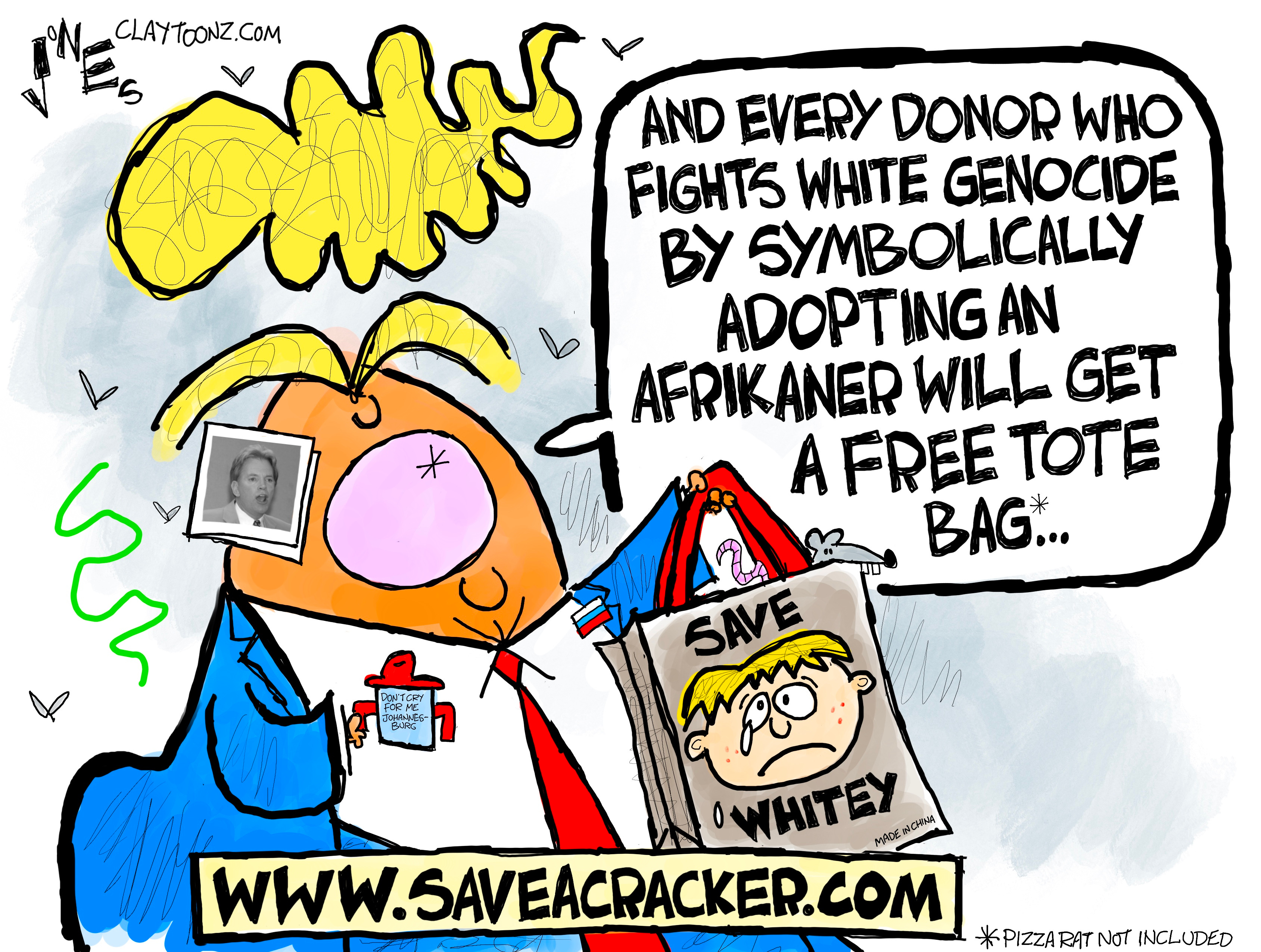 Save Whitey - by Clay Jones - Claytoonz