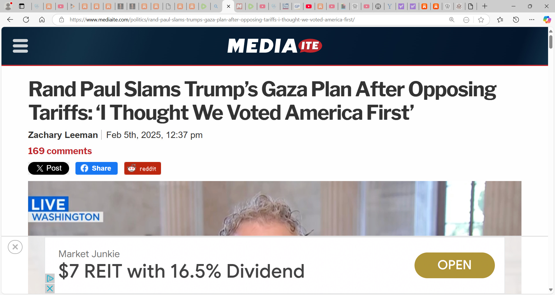 Cui Bono? Is this 'AMERICA FIRST'? 'Sen. Rand Paul (R-KY) rips ...