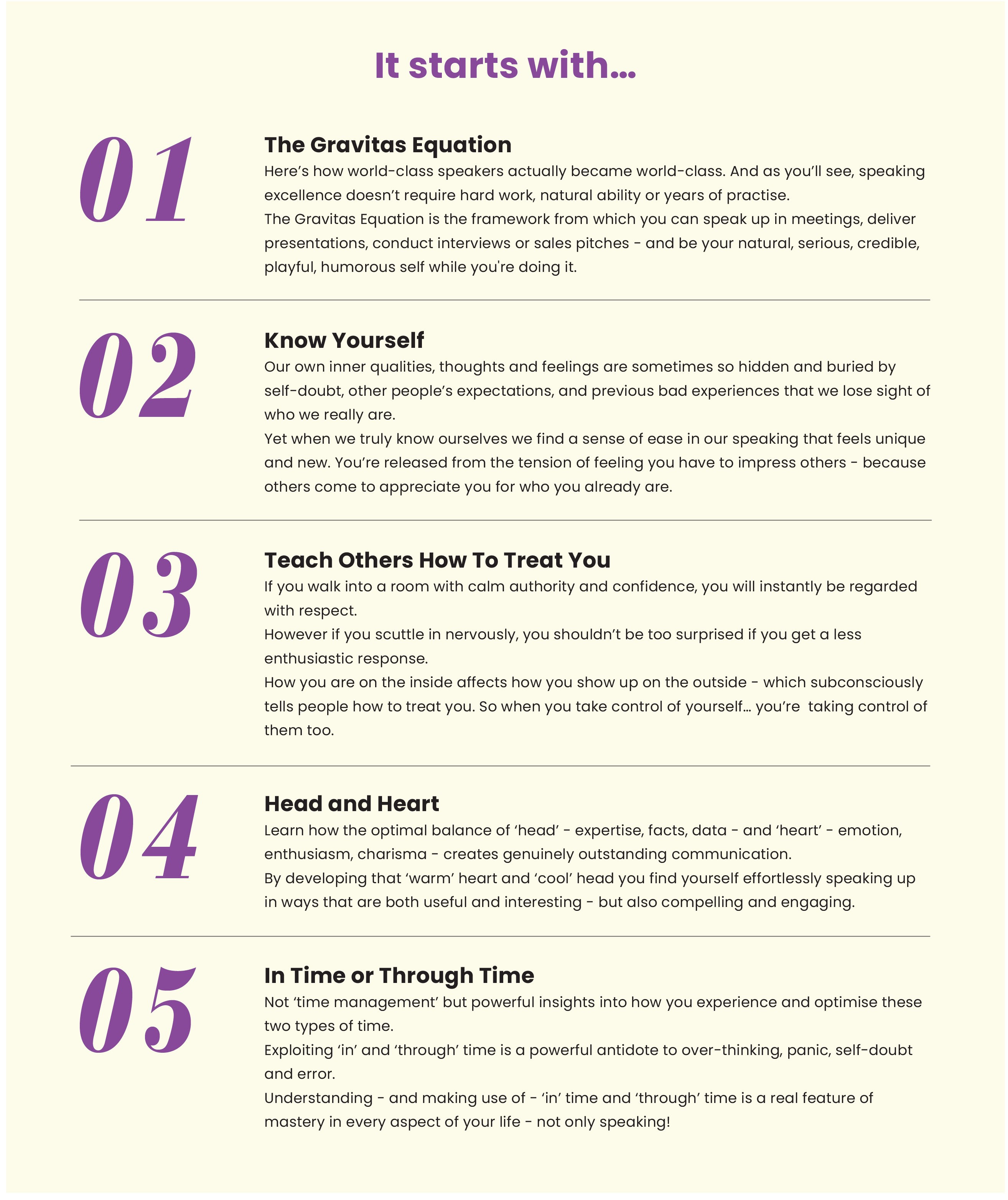 How do I build my Gravitas? - by Caroline Goyder