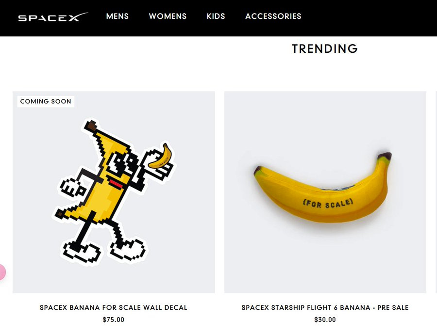 "Is Elon Musk's Starship hanging a banana?