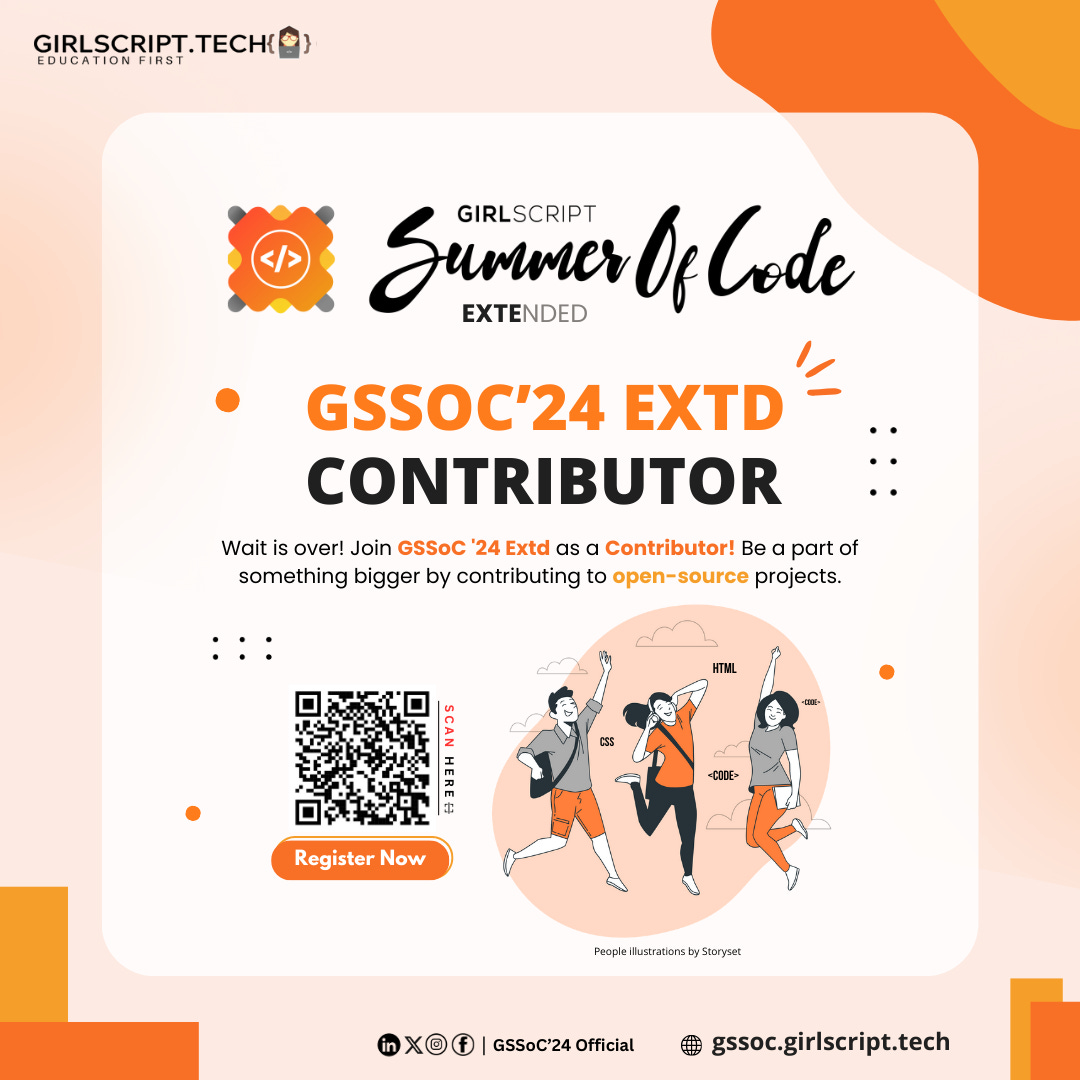 Last 2 days to Register🎉 - by Girlscript - Summer of Code