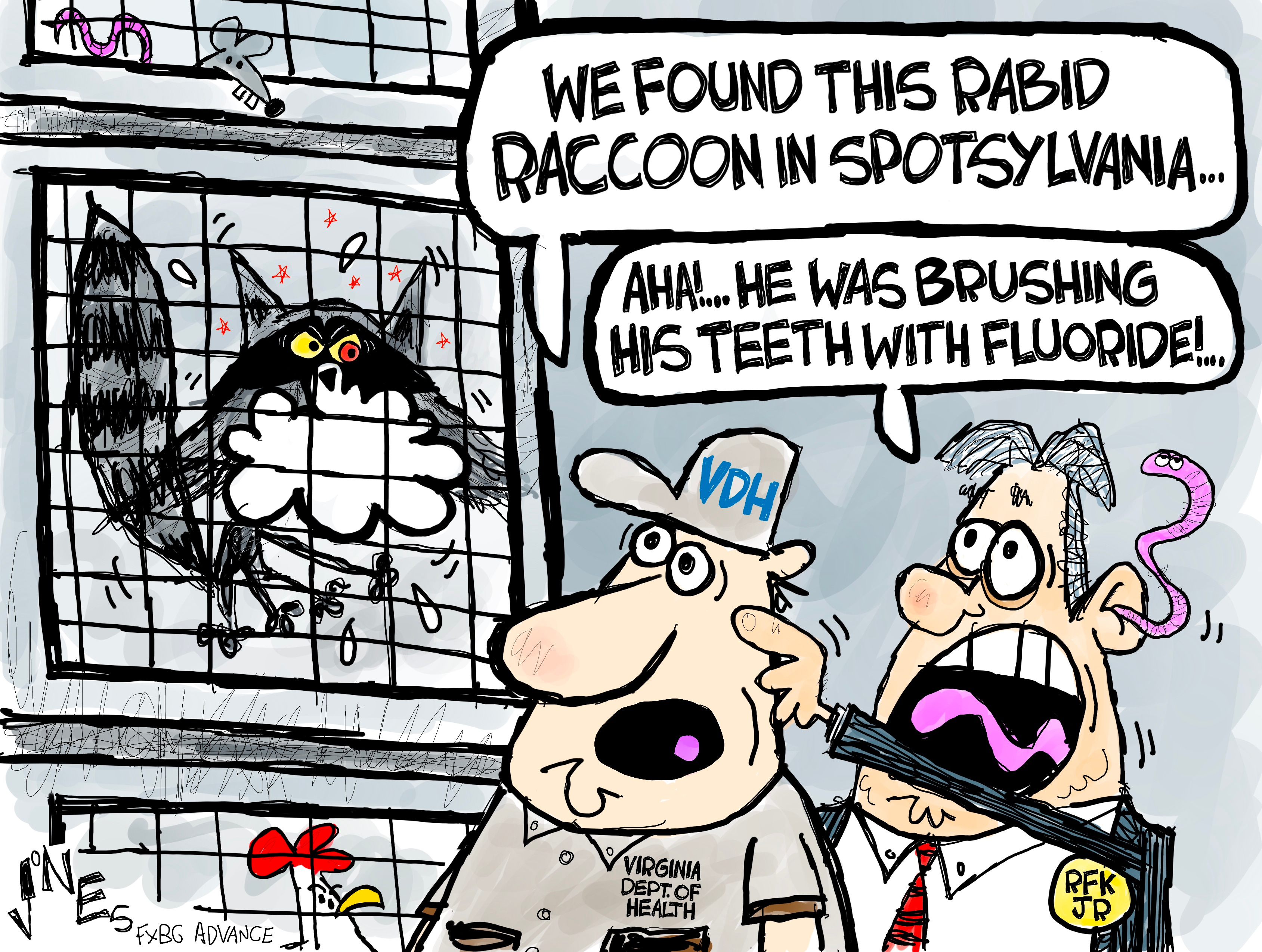 Rabid Rocky - by Clay Jones - Claytoonz