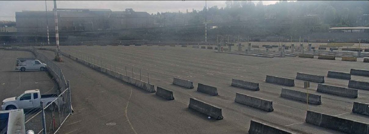 Port of Seattle EMPTY - ZERO Inbound Ocean Container Ships