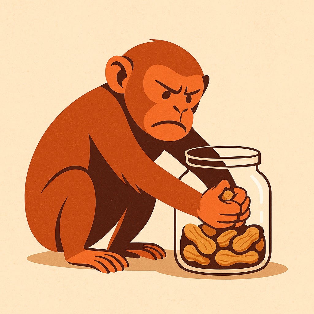 The Monkey and the Jar - by Salvin Sawyerr