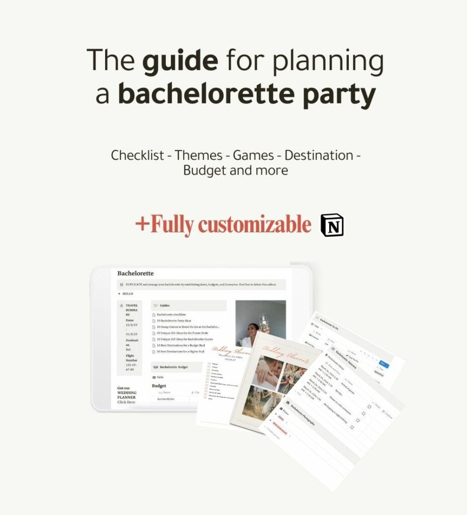 FREE Download Bachelorette party Guide - Bridal Babe