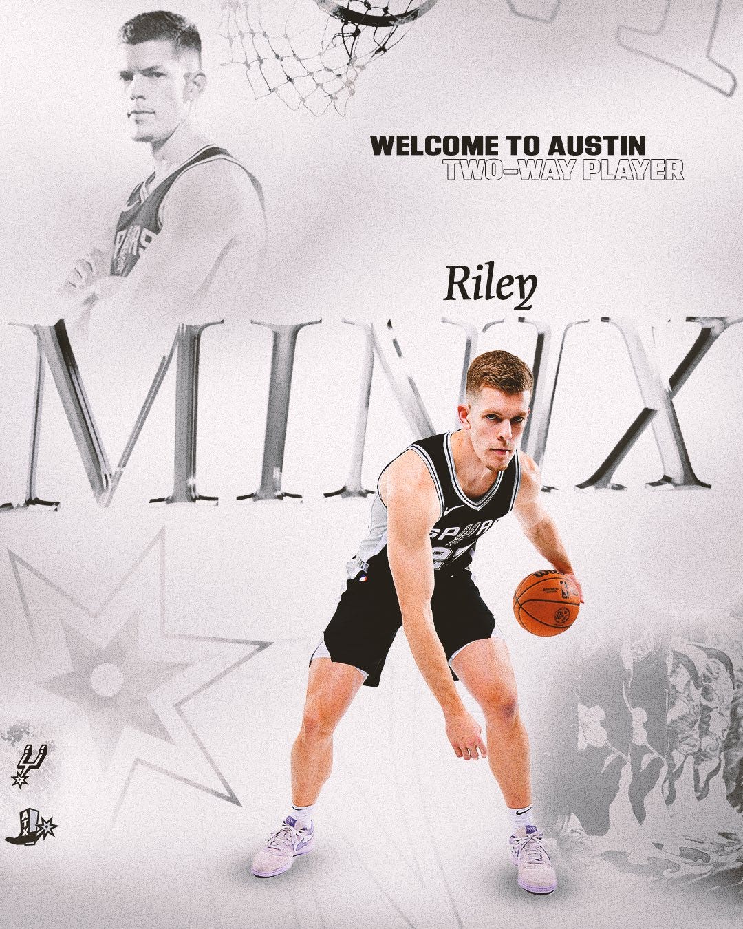 EXCLUSIVE PHOTOS: The Life & Times Of Spurs' Riley Minix