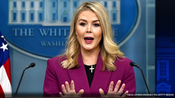 Propaganda Barbie: Karoline Leavitt Is Trump’s Mouthpiece