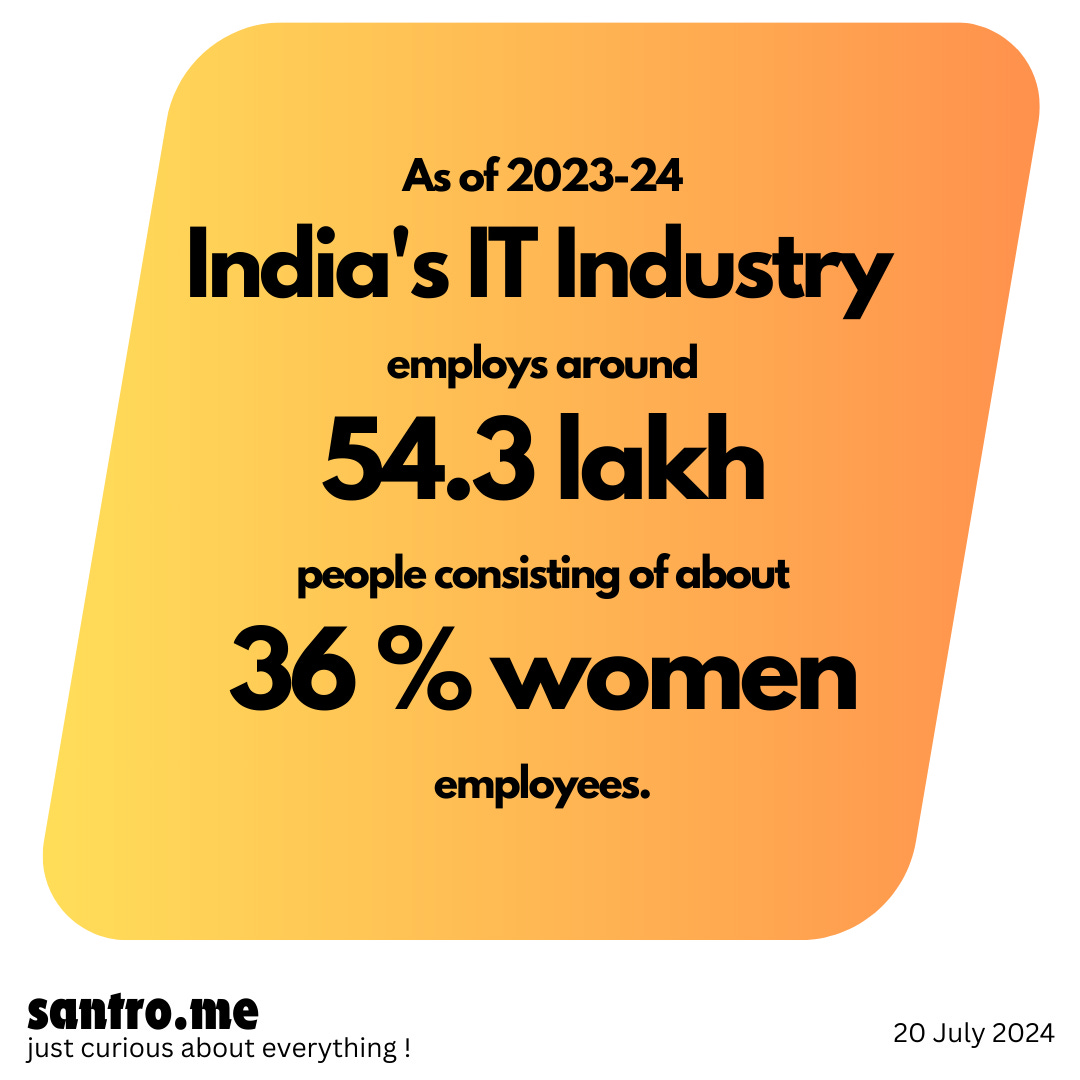 India's IT Industry's Employment - Santosh’s Substack