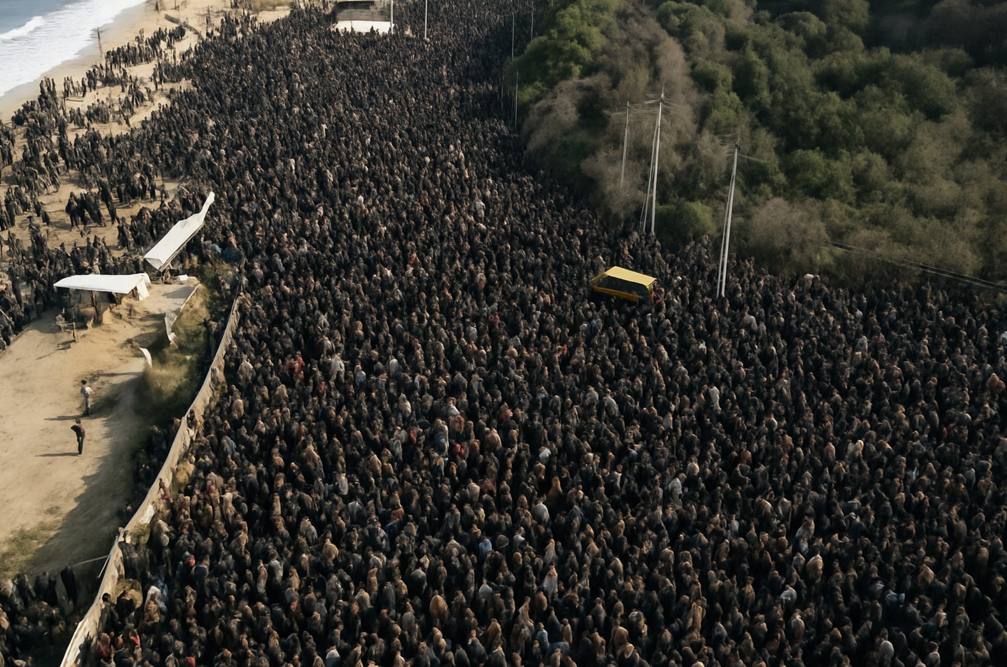 Massive population growth in Gaza after October 7