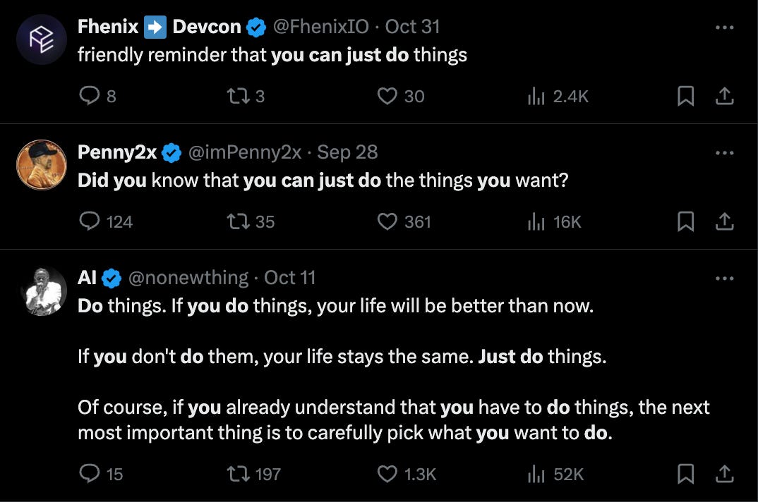 why you can't "just do stuff" - by Divya Venkat