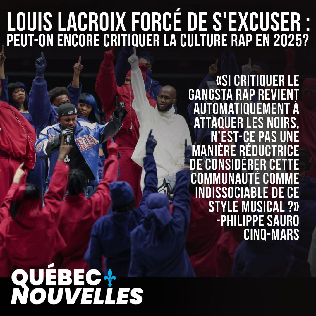Louis Lacroix forcé de s’excuser : peut-on encore critiquer la culture rap en 2025?