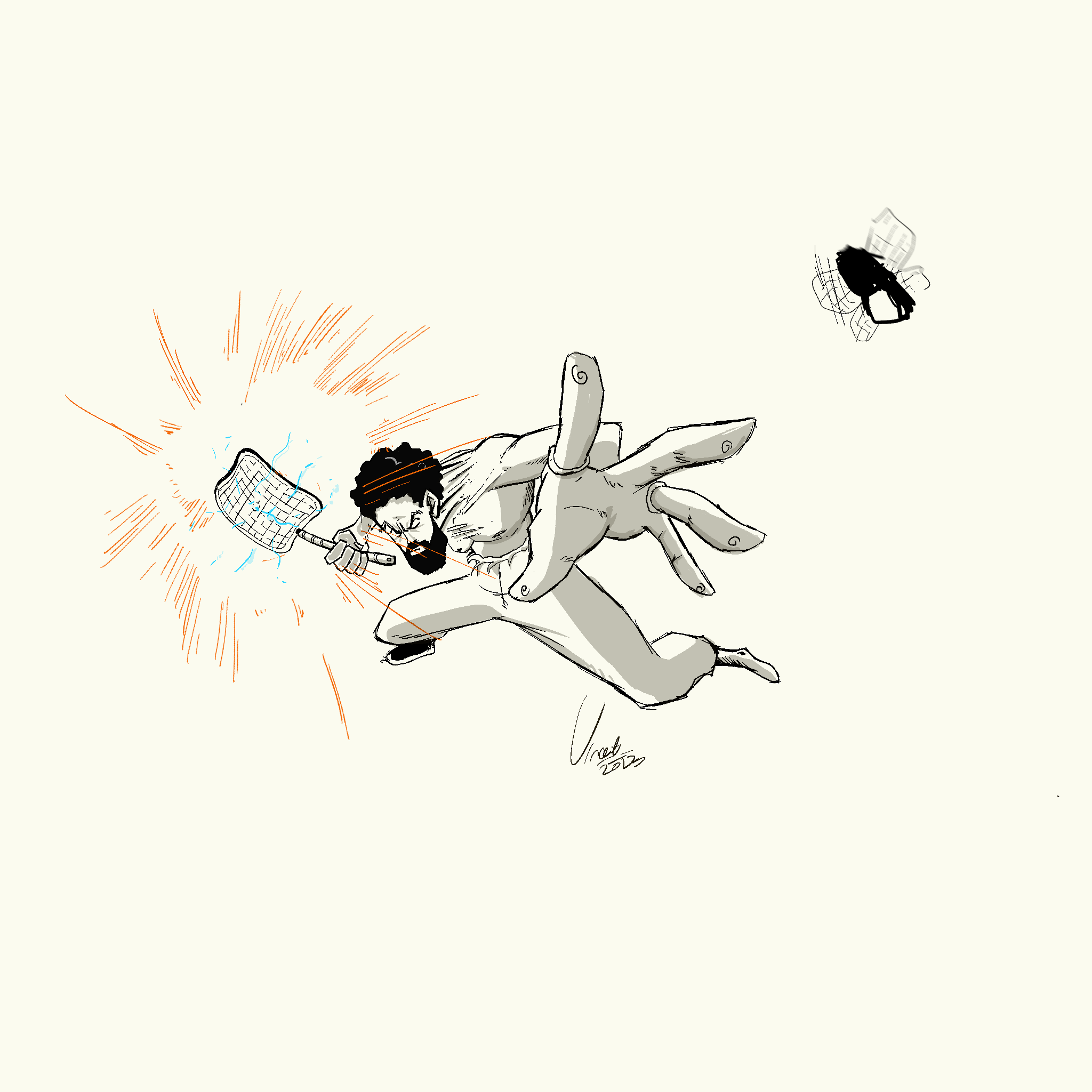 Fly Swatter, Ideas on The Fly - by Vincent Bekong