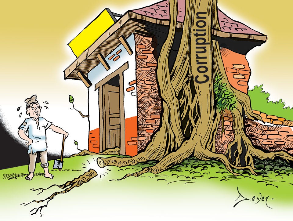 Visual discourse : the cartoons exposing corruption and bad governance