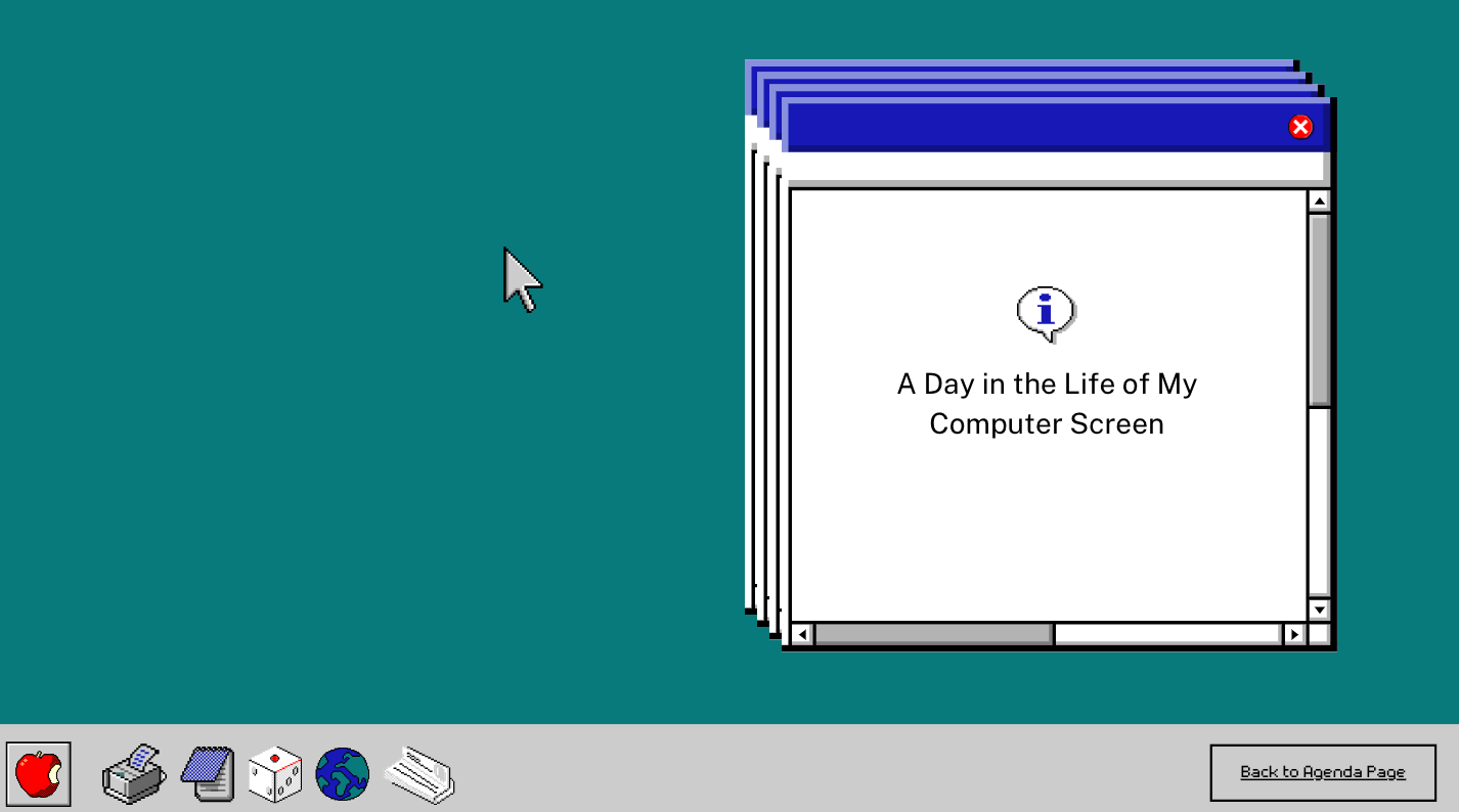 A Day in the Life of My Computer Screen - Sunday Ripley