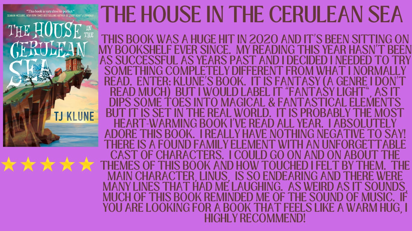 The House in the Cerulean Sea - by Kristen Mullikin