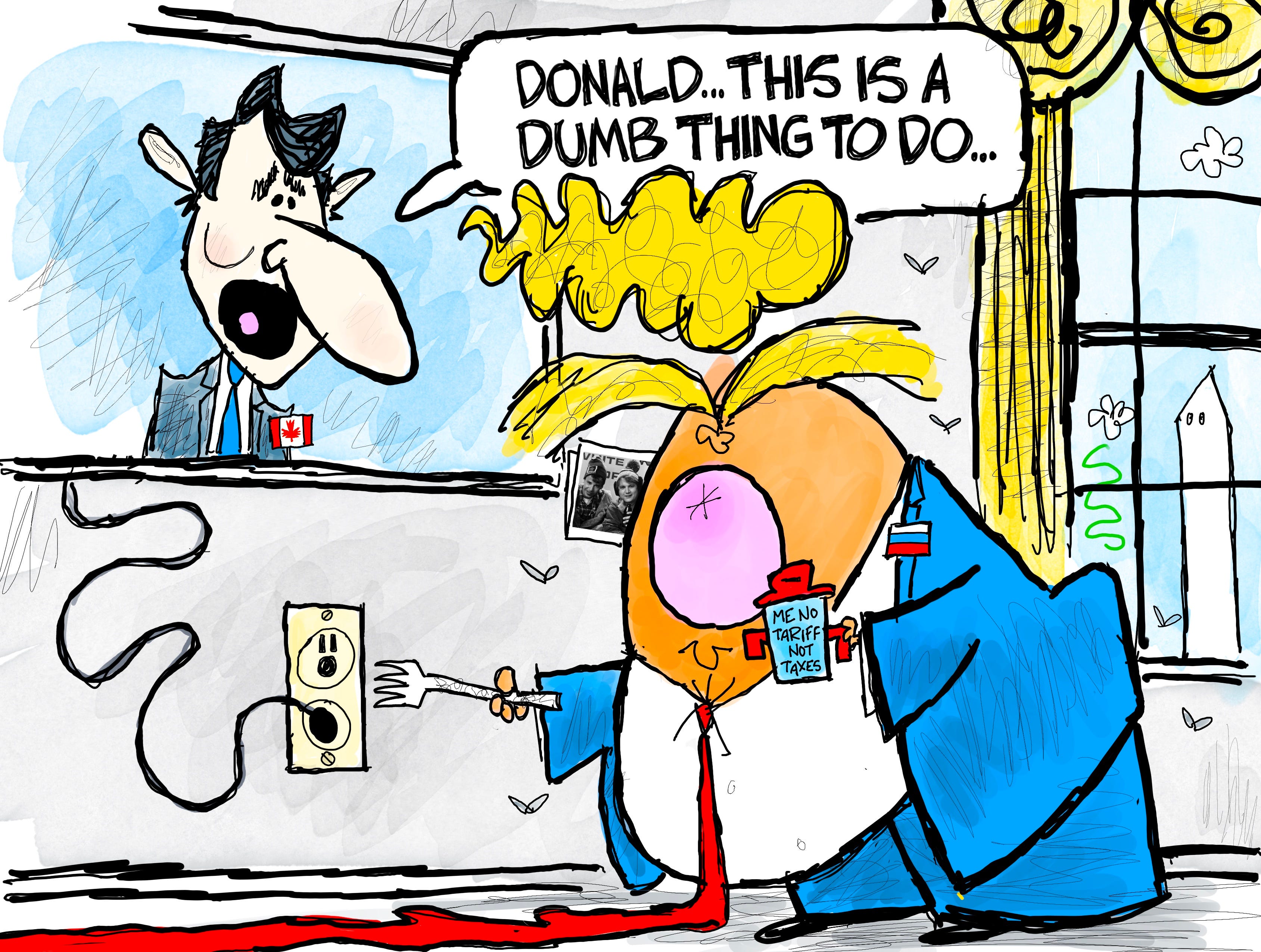Dumb-Dumb Donald - by Clay Jones - Claytoonz