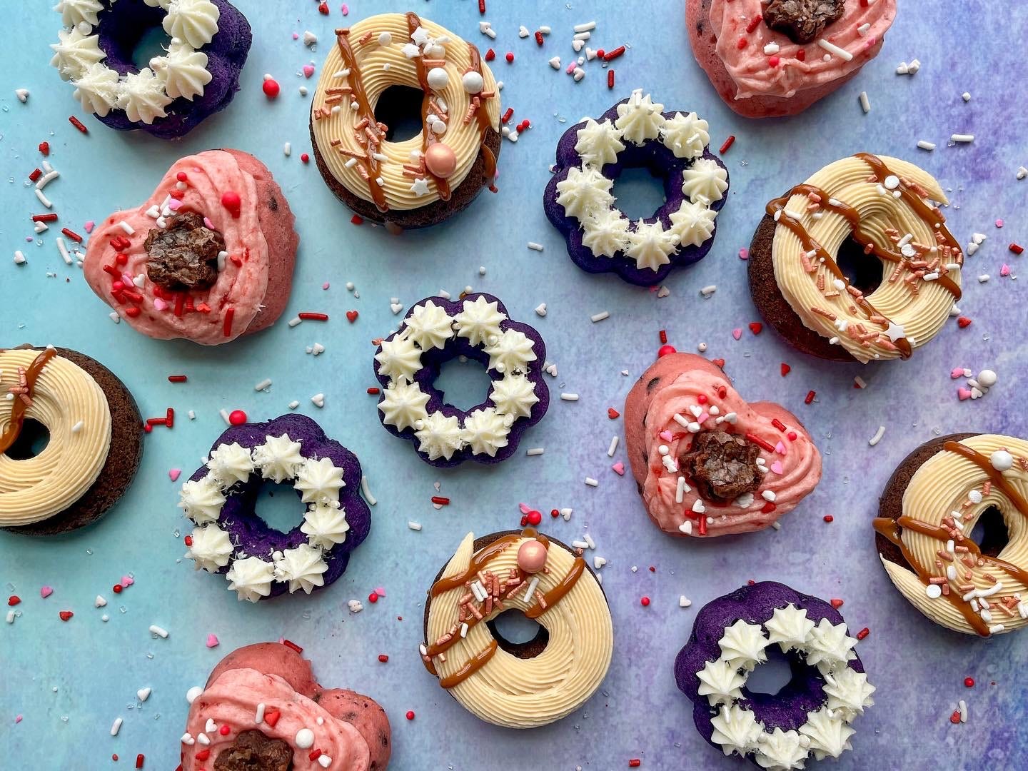 Valentine’s Mini Donuts - by Rachael Galano