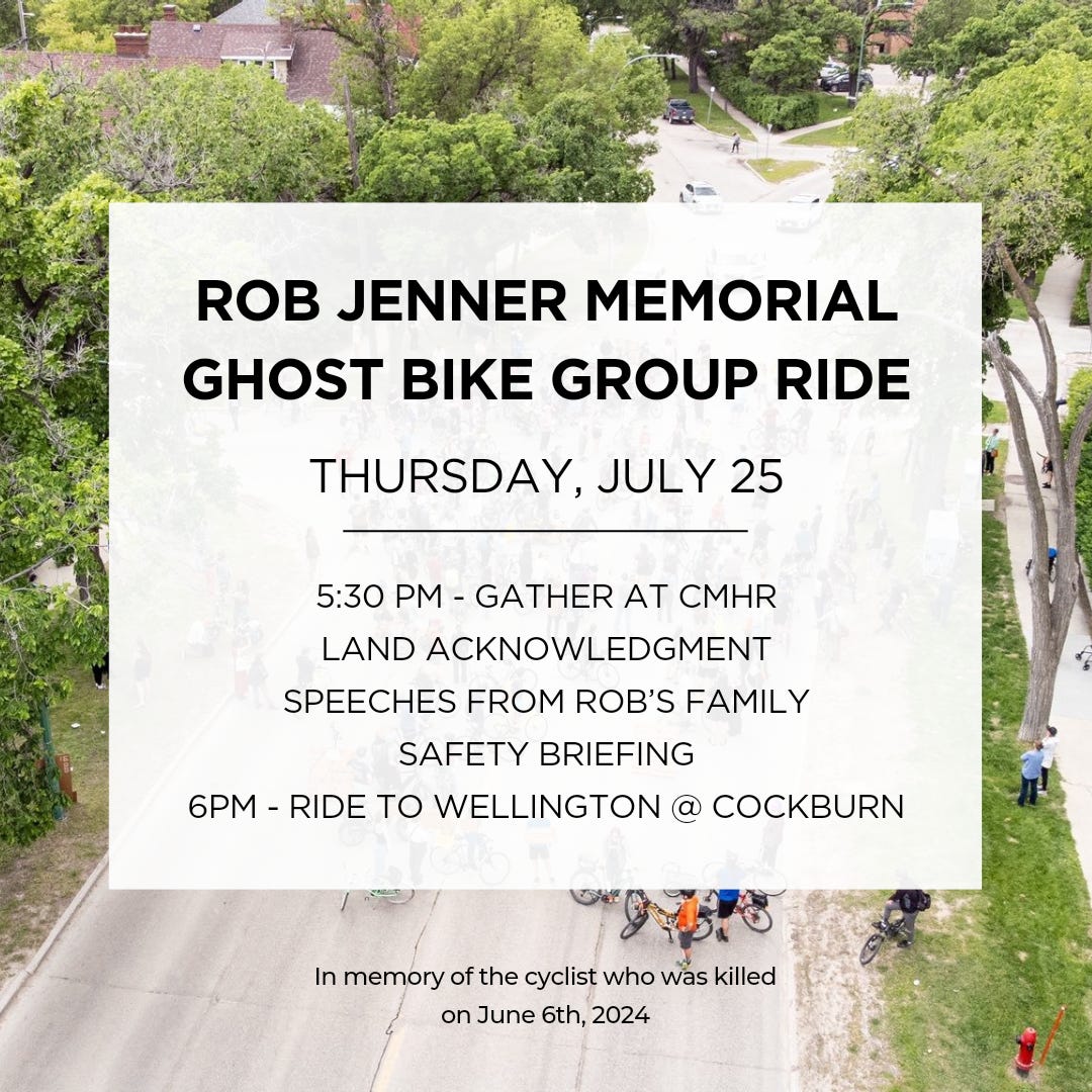 Rob Jenner Memorial Ghost Bike Ride - by Ian McCausland