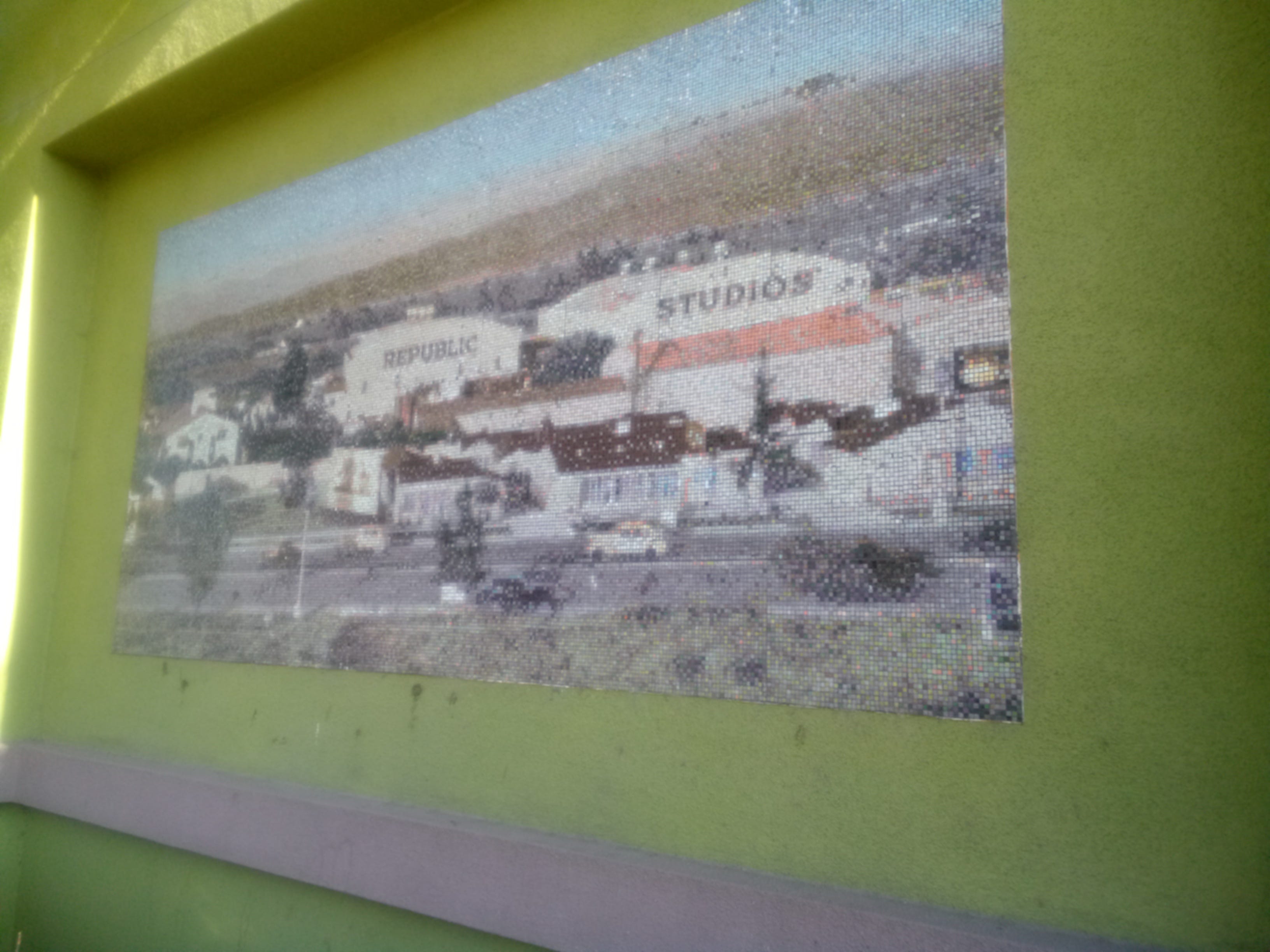 TV/Film/History: The Republic Studios mosaic at corner of Coldwater ...