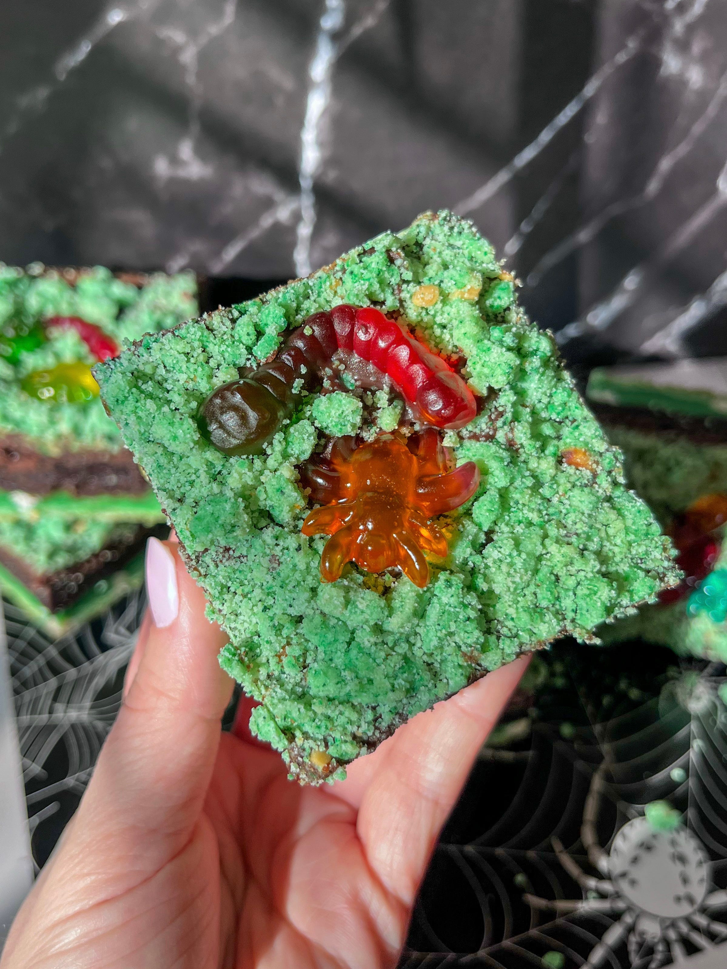 Oogie Boogie Brownie Bars - by Rachael Galano