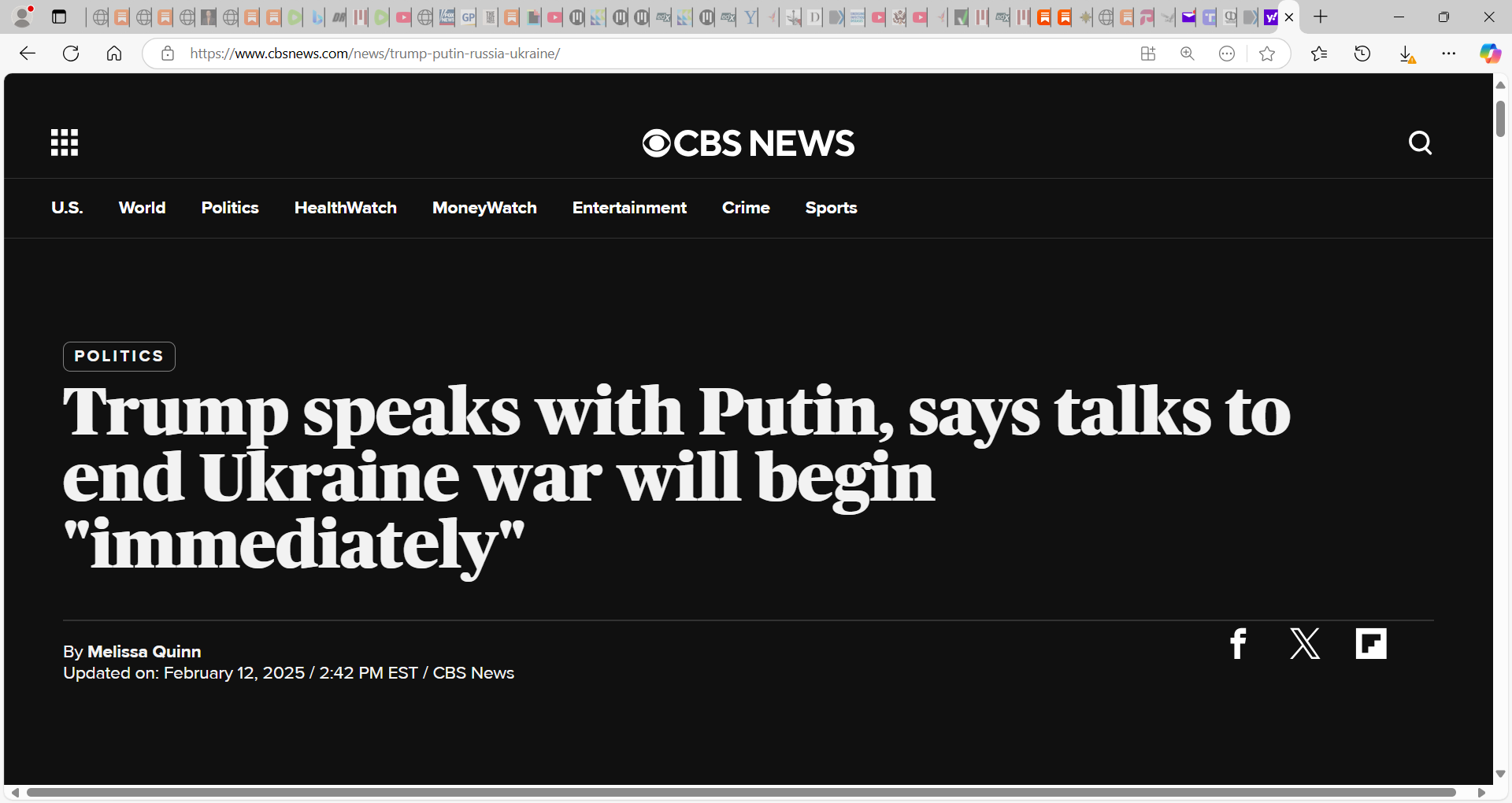 Breaking: POTUS Trump shares on Truth Social his summary of his call ...