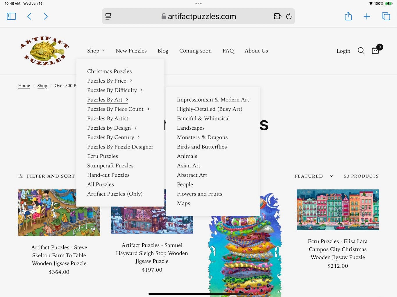45. Artifact puzzles; an in-depth review - by Bill Huot