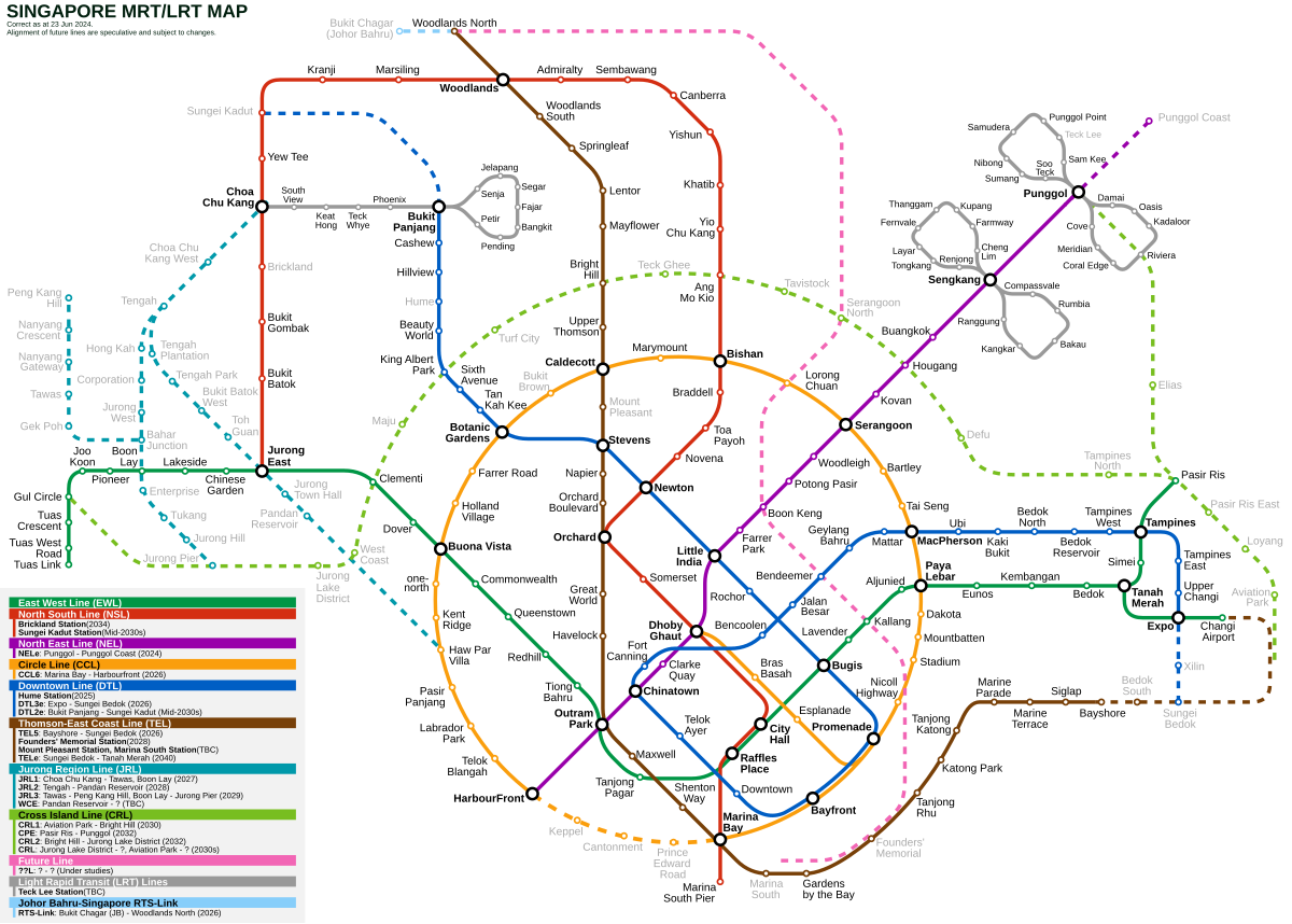 Singapore MRT Map 2024: Your Ultimate Travel Guide