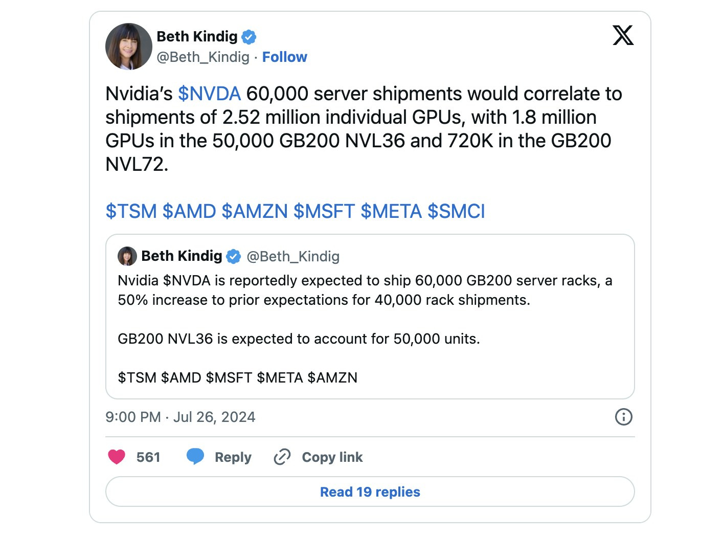 Nvidia Suppliers Send Mixed Signals for Delays on GB200 Systems – What ...