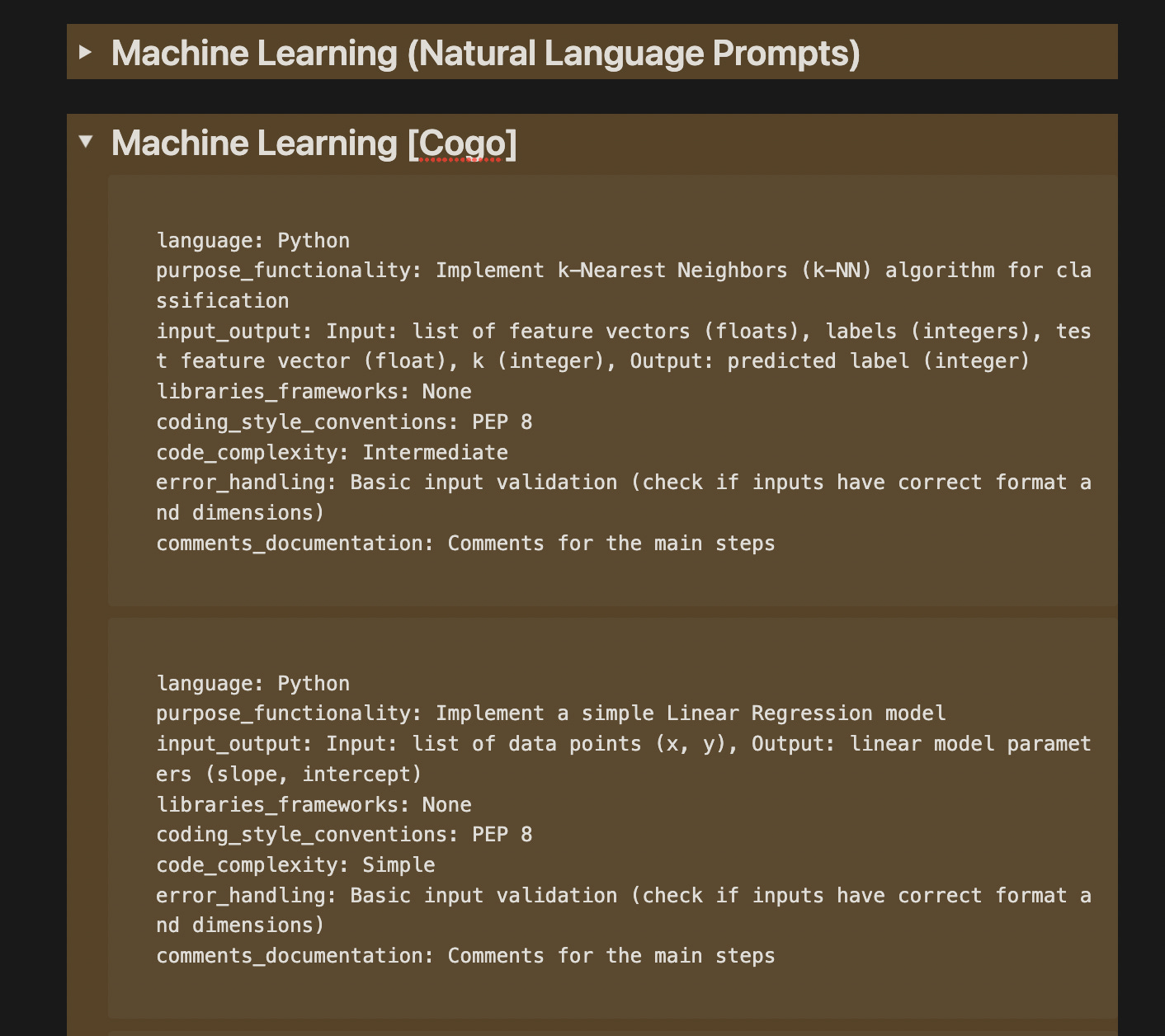 ChatGPT 🦾 Python MACHINE LEARNING Prompts