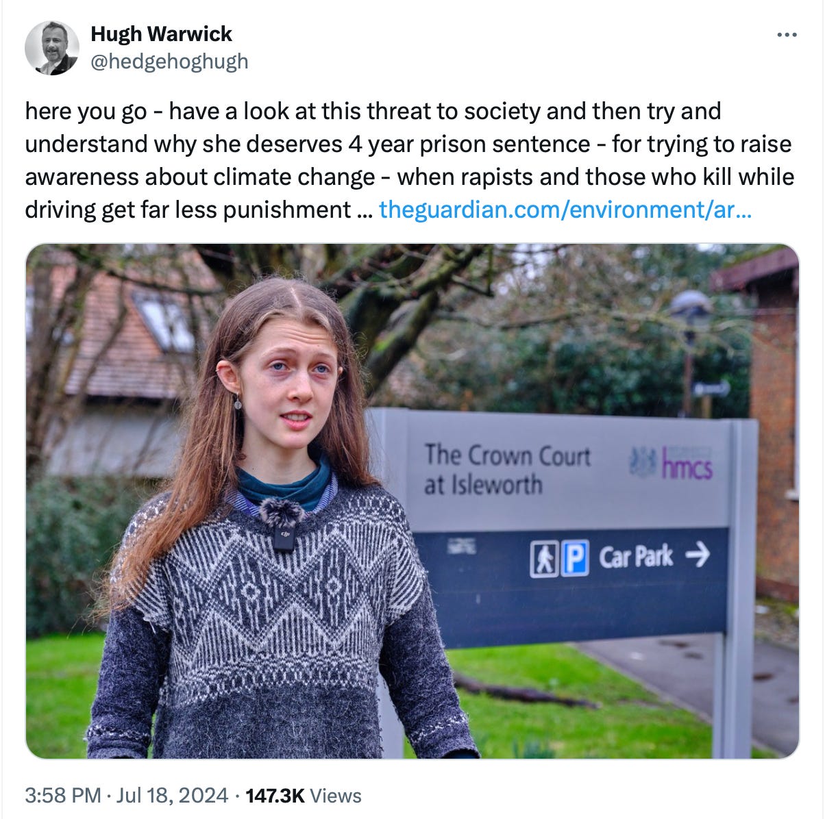 Just Stop Oil - by Hugh Warwick - Hugh’s Substack