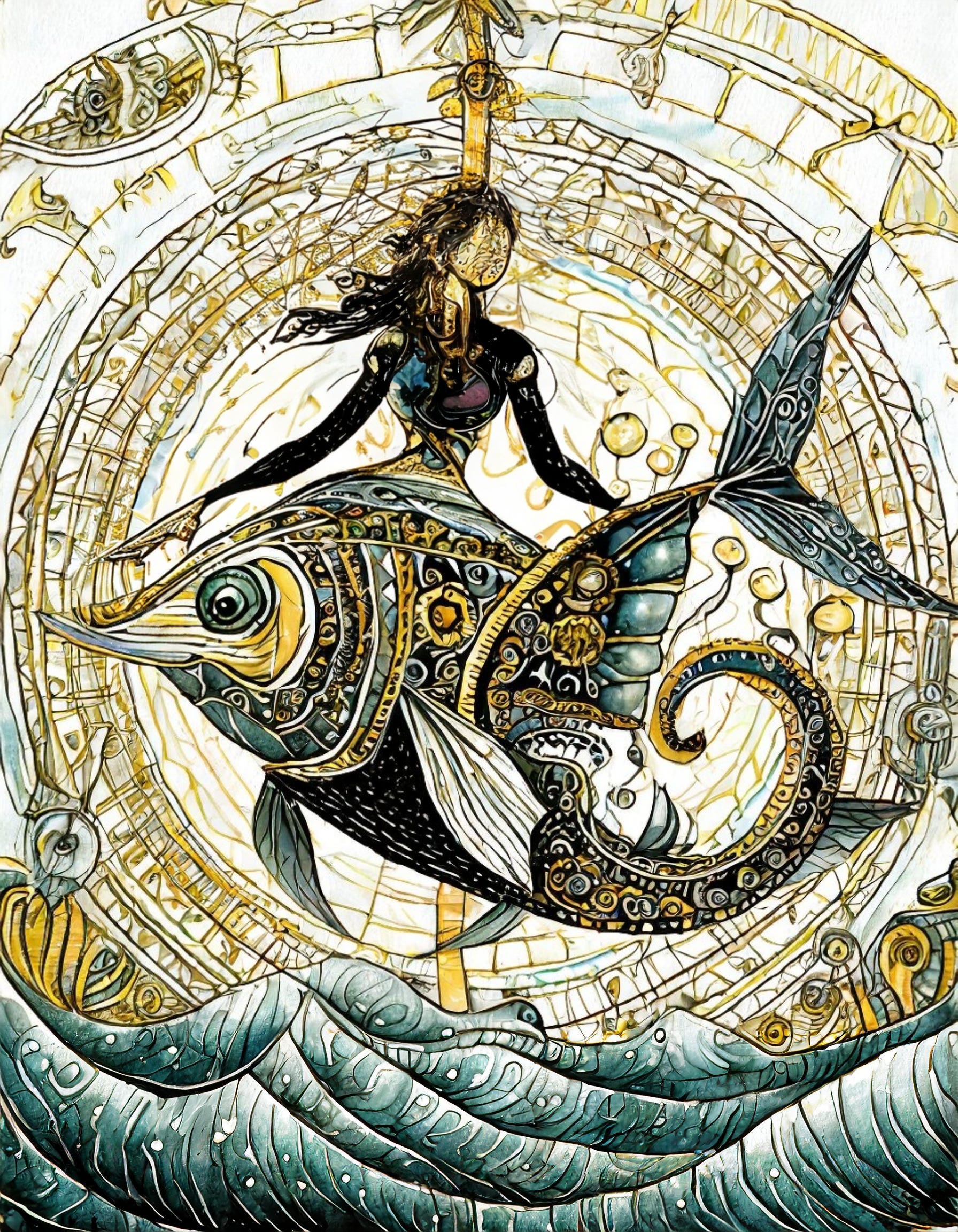 Sedna The Sea Goddess - by Shae_ An Artist - Shae An Artist