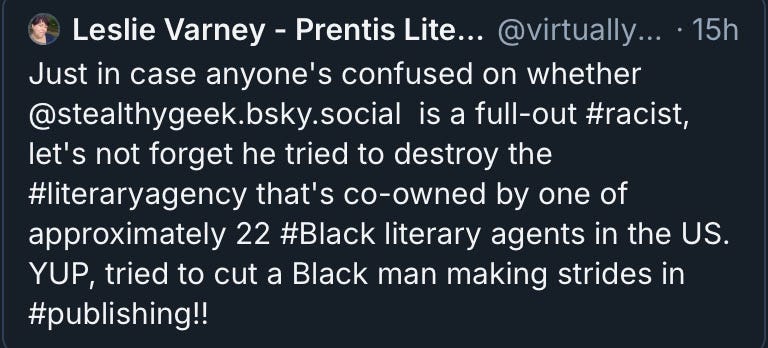 Leslie Varney and Jackie's Academy help trolls attacking Patrick Tomlinson