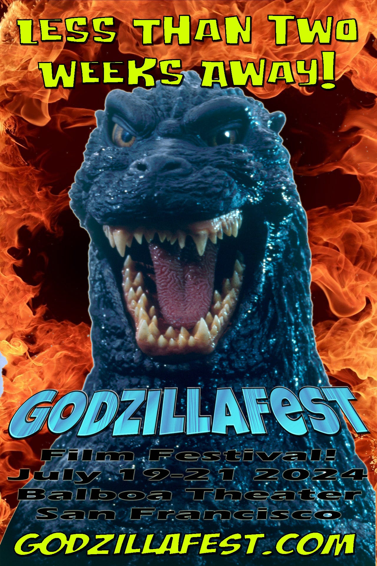 Godzillafest Film Festival in San Francisco July 19-21