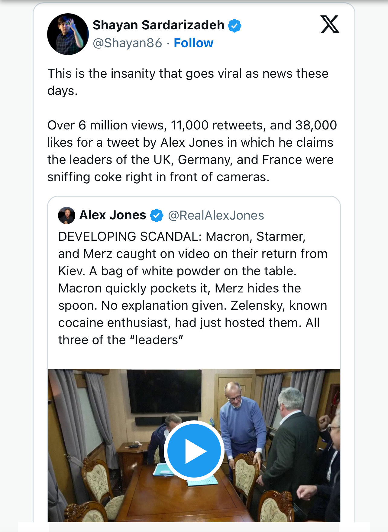 It was a TISSUE! Honest! - The Kurgan’s Substack