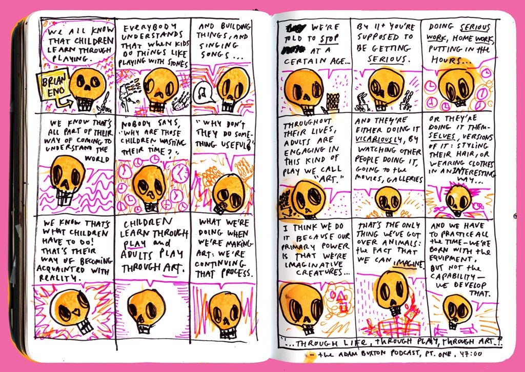 Drawing Eno - Austin Kleon