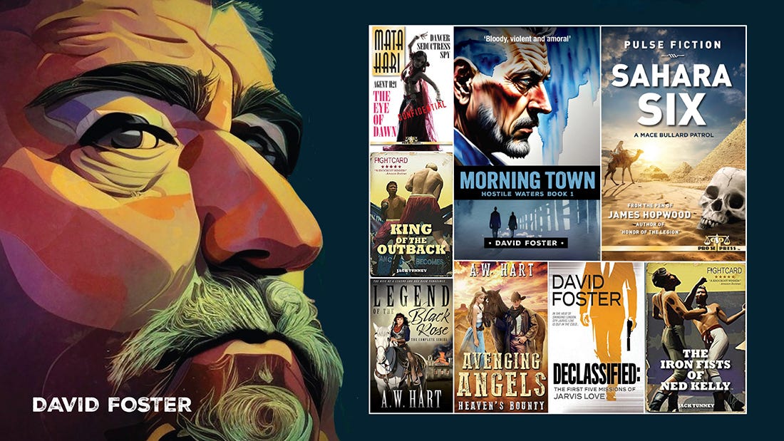 "An encounter with an angry death adder." - by David Foster