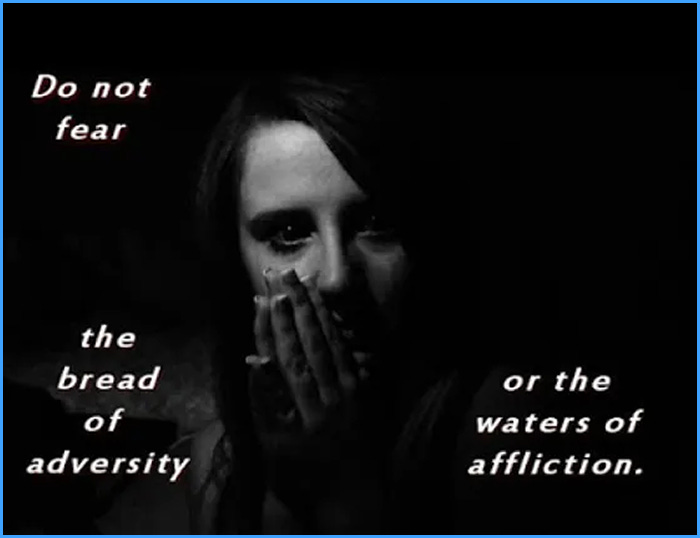 The Bread of Adversity - by P Maillet