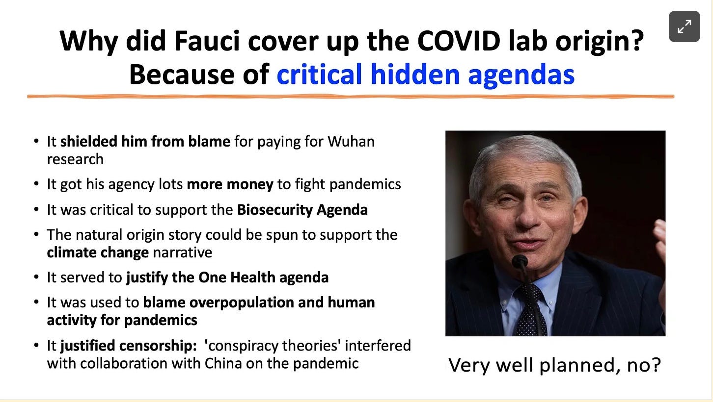 Jeffrey Tucker discusses Fauci's false narrative of zoonotic spillovers ...