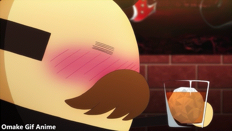 Omake Gif Anime - Show by Rock!! - Episode 2 - Maple Drinks Whiskey