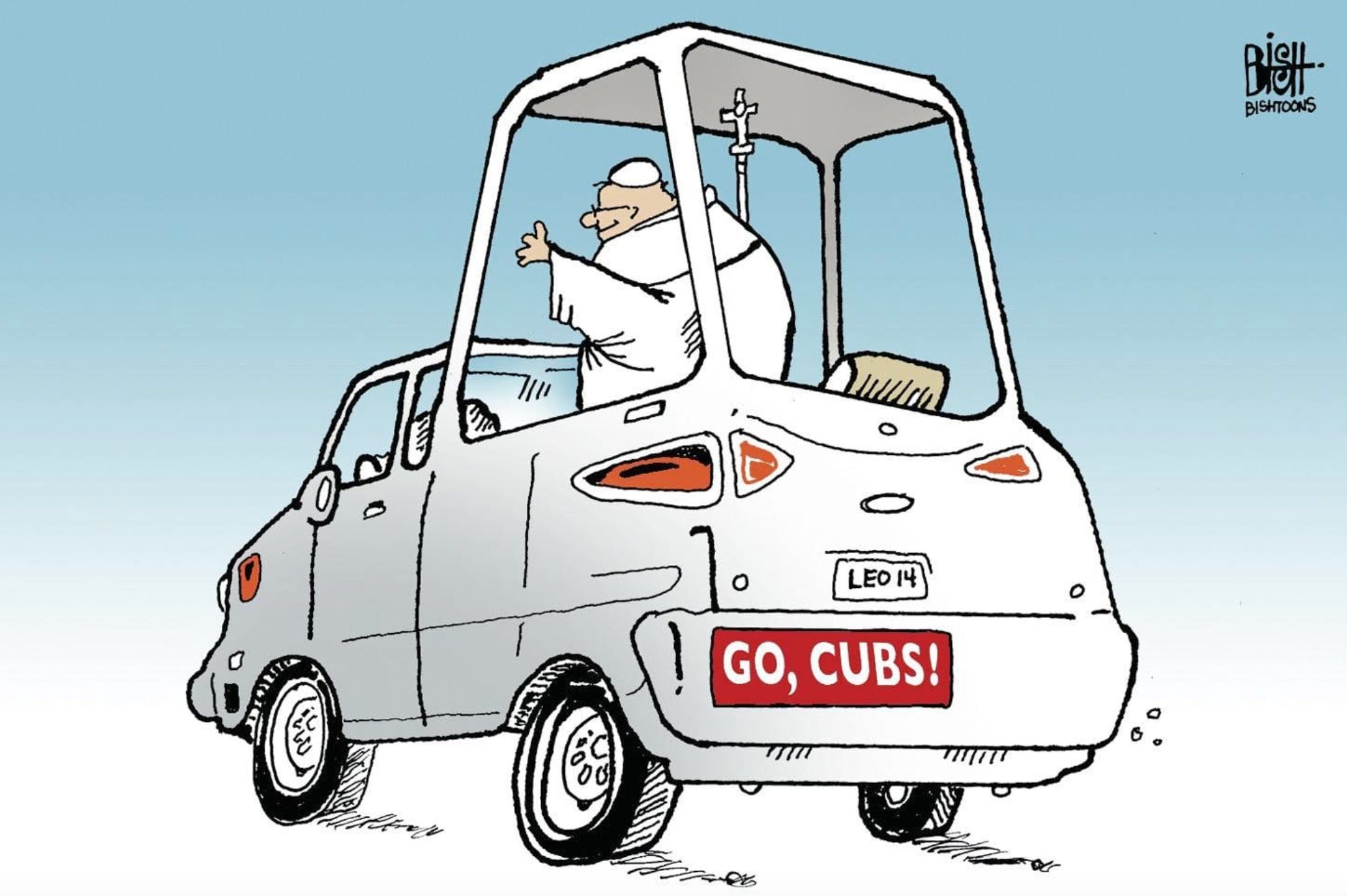 Chicago Pope - by Clay Jones - Claytoonz