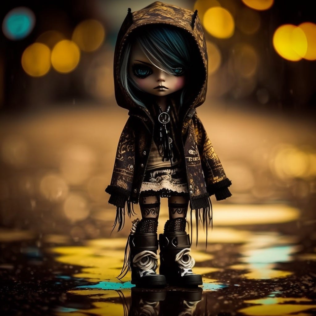 Cute Little Emo - AI Art Daily