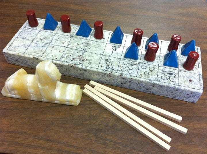 The Ancient Egyptian Game of Senet - by Dan Zeidler