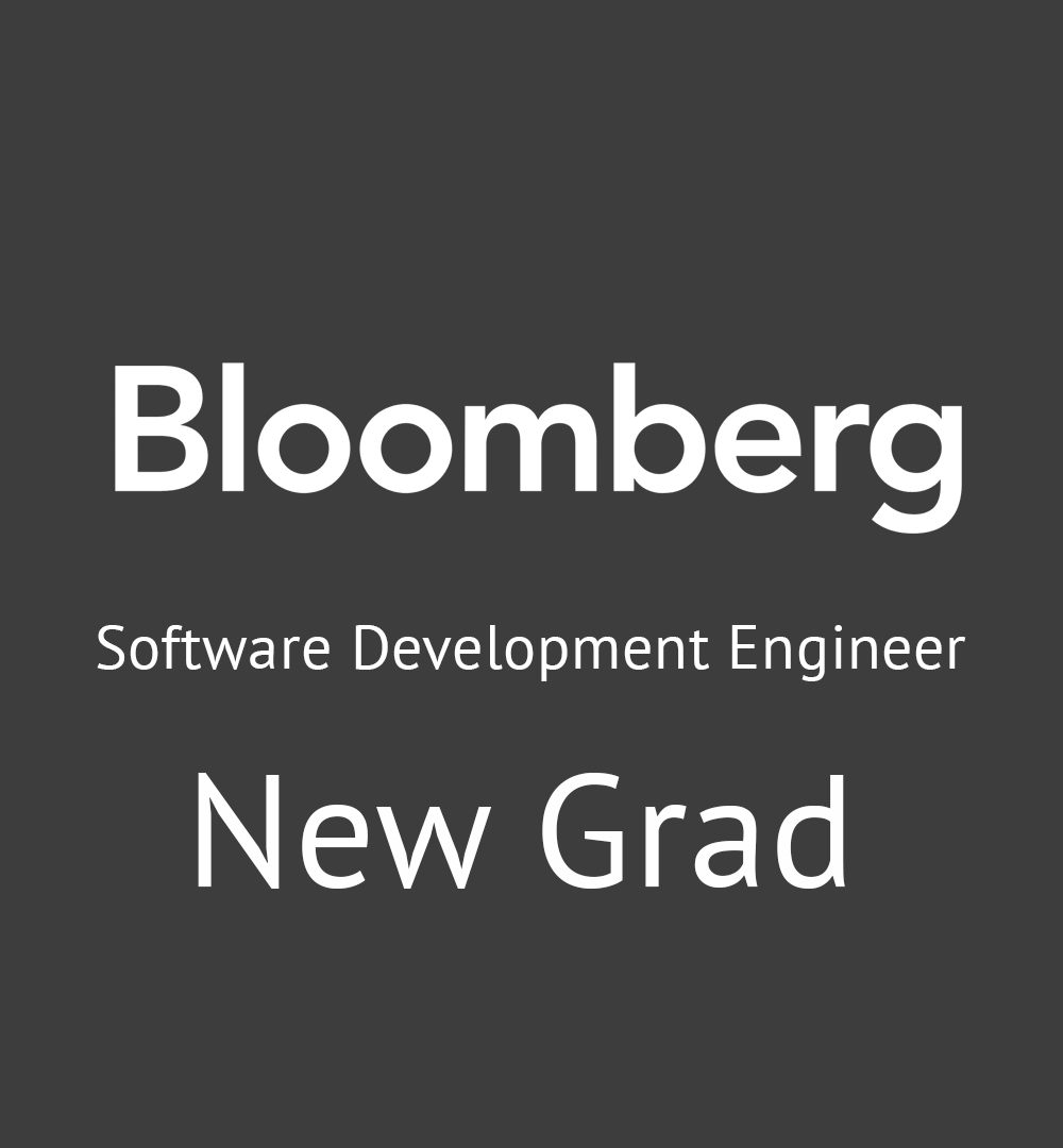 Interview Experience: Bloomberg | Software Engineer | New Grad
