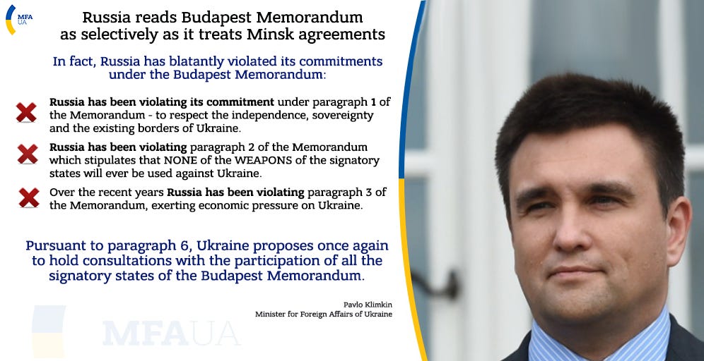 A Dummies guide to the Budapest Memorandum, as it pertains to Ukraine.