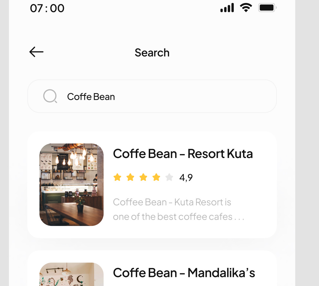 Make ing apps demystified: Search screens