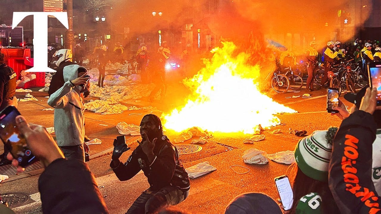 Clown World: Riots Break Out In Philadelphia After Super Bowl Victory ...